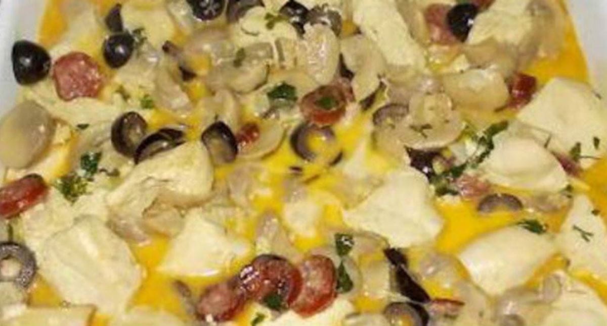 Cubinhos de Frango com Natas | Vaqueiro